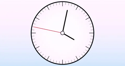 3D rendered animation of clock showing t... | Stock Video | Pond5