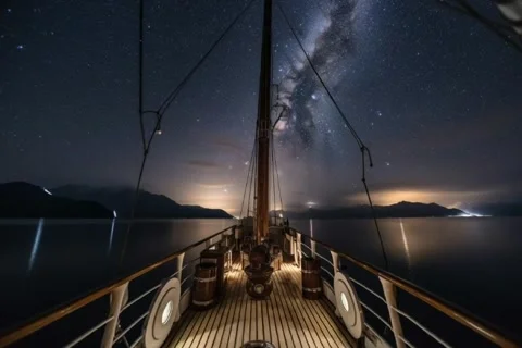 3D rendered animation of the deck of the... | Stock Video | Pond5