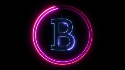 3d rendered animation of a letter B in a... | Stock Video | Pond5