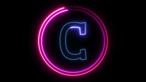 3d rendered animation of a letter C in a... | Stock Video | Pond5