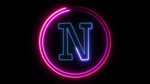 3d rendered animation of a letter N in a... | Stock Video | Pond5