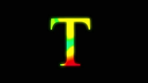 3d rendered animation of a letter T isol... | Stock Video | Pond5