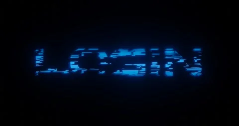 3d rendered animation of a LOGIN neon bl... | Stock Video | Pond5