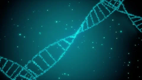 3D rendered animation of rotating DNA gl... | Stock Video | Pond5