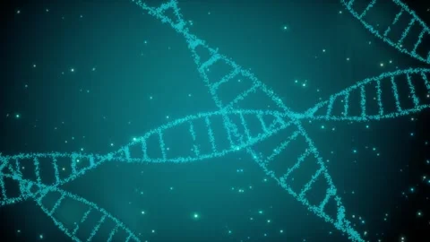 3D rendered animation of rotating DNA gl... | Stock Video | Pond5
