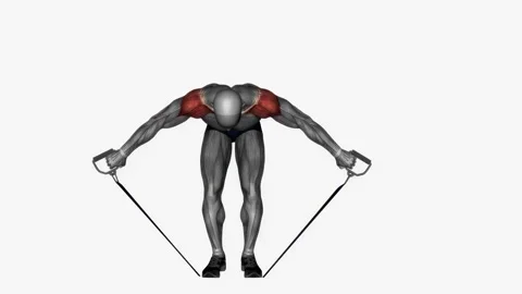 3d rendered animation of a shoulder exer... | Stock Video | Pond5