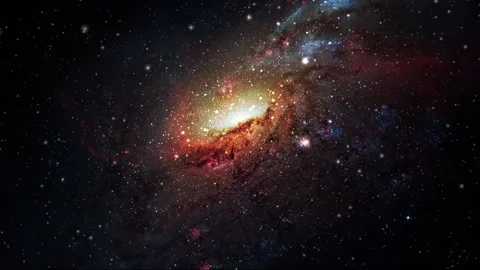 3D rendered animation of starry space an... | Stock Video | Pond5