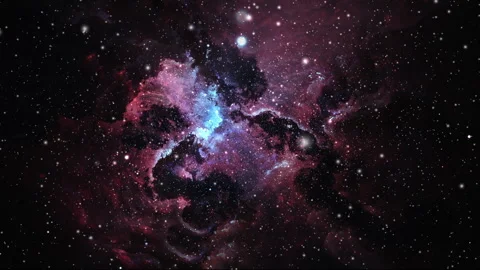 3D rendered animation of starry space an... | Stock Video | Pond5