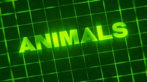 3D rendered animation of the word "ANIMA... | Stock Video | Pond5