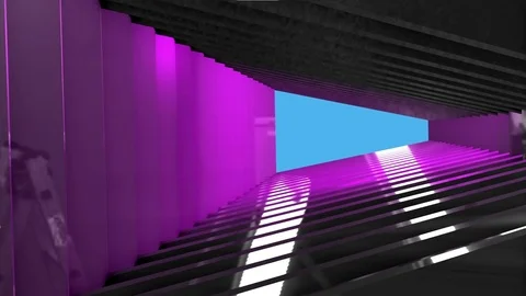 3d rendering animation of abstract form... | Stock Video | Pond5