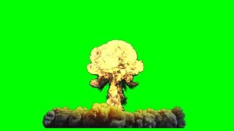 3D rendering animation nuclear bomb expl... | Stock Video | Pond5