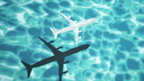 3d rendering animation of plane airplane... | Stock Video | Pond5