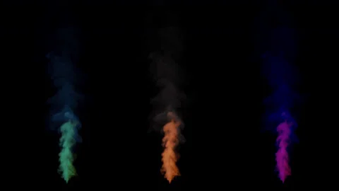 3D rendering fire flame and smoke effect... | Stock Video | Pond5