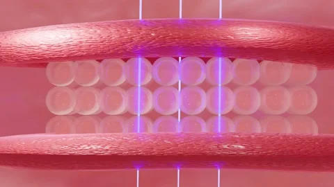 3D rendering The skin structure layer Mi... | Stock Video | Pond5