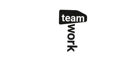 3D rendering of teamwork text isolated o... | Stock Video | Pond5
