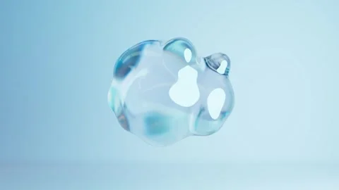 3d rendering of a water drop floating fo... | Stock Video | Pond5