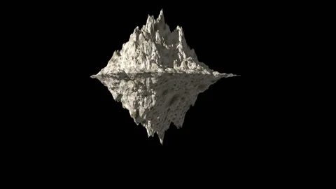 3D Rock moon texture rotate animation on... | Stock Video | Pond5