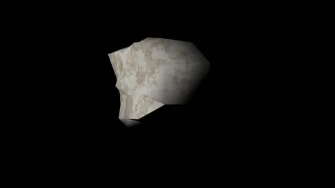 3D Rock something texture rotate animati... | Stock Video | Pond5