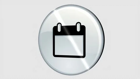 3d Rotating calendar logo animation in a... | Stock Video | Pond5