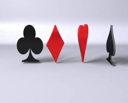 3D Rotating card symbols, Clubs, Diamond... | Stock Video | Pond5