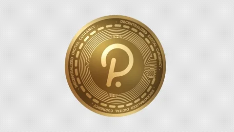 3D Rotating Polkadot DOT Cryptocurrency ... | Stock Video | Pond5