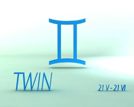 3d rotating twin zodiacal symbol with na... | Stock Video | Pond5