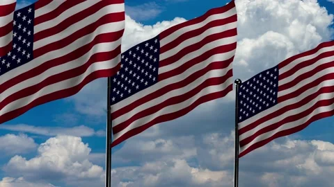3D Seamless looping animation American F... | Stock Video | Pond5