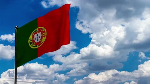 3D Seamless looping animation Portugal F... | Stock Video | Pond5