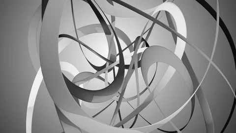 3d shape abstract motion graphics backgr... | Stock Video | Pond5