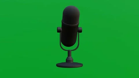 Microphone Green Screen Mic Stock Videos – Royalty-Free HD & 4K Videos