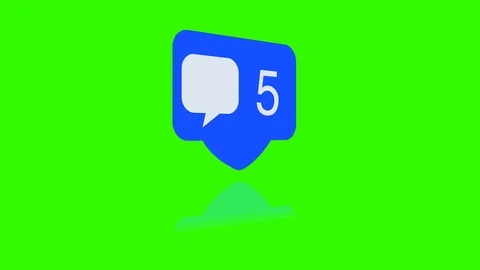 3D social media comment Icon notificatio... | Stock Video | Pond5