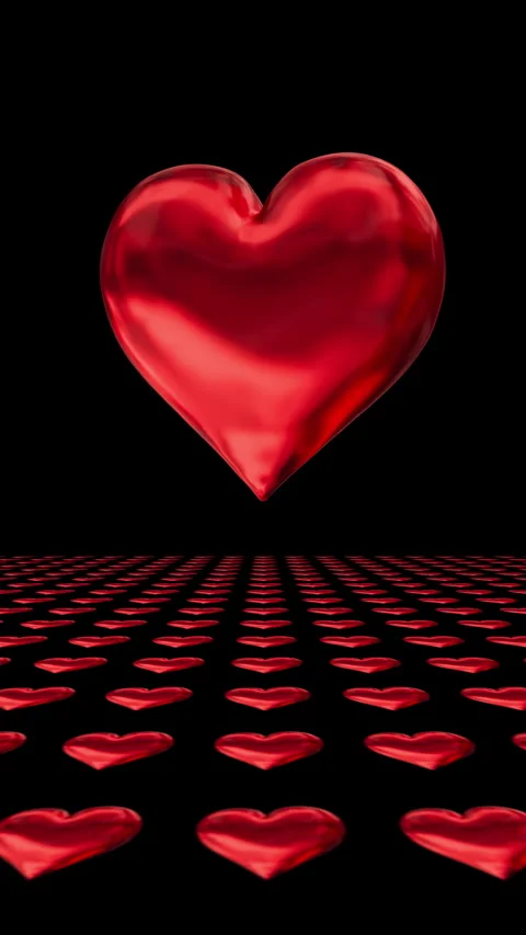 3D Spinning Heart Animation with Transpa... | Stock Video | Pond5