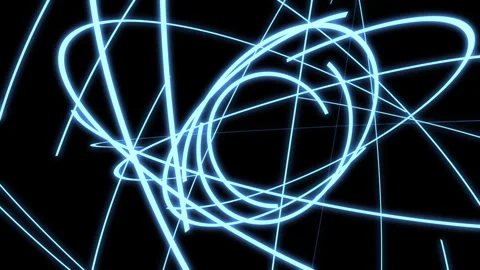 3D Streamline Drawing Blue VJ Loop Anima... | Stock Video | Pond5