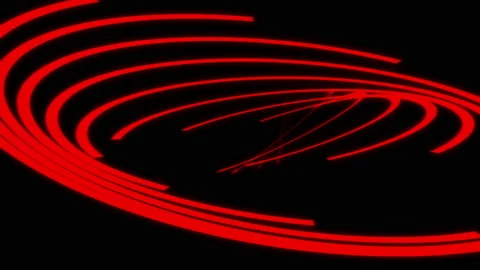 3D Streamline Drawing Red VJ Loop 03 Ani... | Stock Video | Pond5