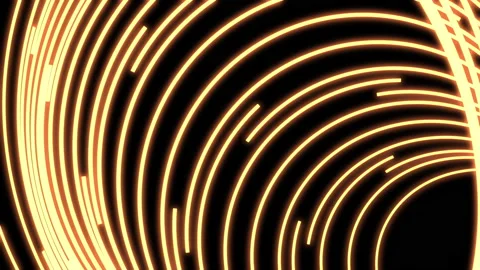 3D Streamline Drawing Yellow VJ Loop Ani... | Stock Video | Pond5