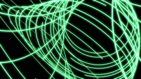 3D Streamline Spirograph Drawing Green V... | Stock Video | Pond5