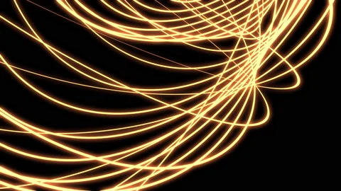 3D Streamline Waves Yellow VJ Loop 04 An... | Stock Video | Pond5