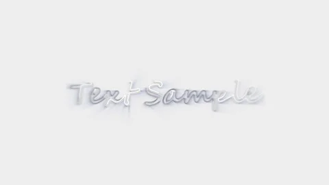 3d stroke extrude text reveal ~ After Effects #310991129