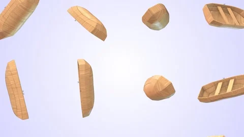 Boat Rowing Animation Stock Footage ~ Royalty Free Stock Videos | Pond5