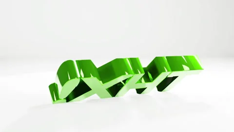 3d text thx on white animation motion gr... | Stock Video | Pond5