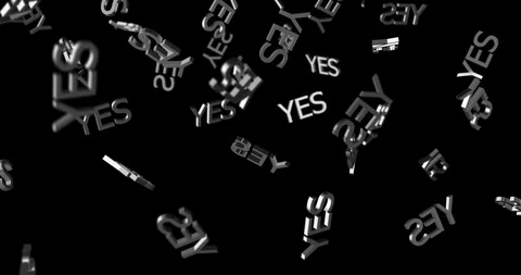 Yes Falling Stock Footage ~ Royalty Free Stock Videos | Pond5