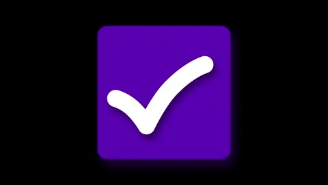 3d tick mark isolated, 3d square shape c... | Stock Video | Pond5