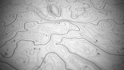 3d Topographic Map Exploration Backgroun... | Stock Video | Pond5