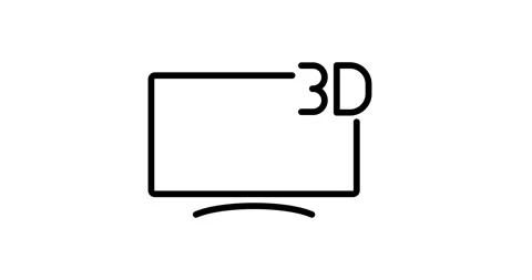 Tv Icon Outline Stock Video Footage | Royalty Free Tv Icon Outline ...