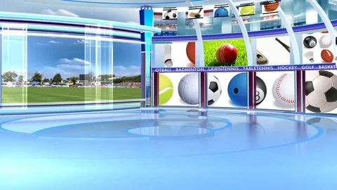 Virtual Tv Studio Background Sports Stock Videos – Royalty-Free HD & 4K ...