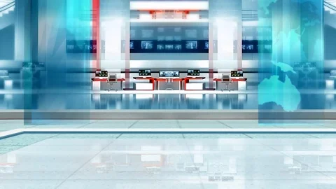 3d virtual Studio set Background | Stock Video | Pond5