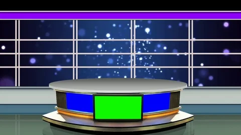 3D Virtual Studio Set Green Screen Backg... | Stock Video | Pond5