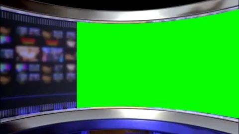 3D Virtual Studio Set Green Screen Backg... | Stock Video | Pond5