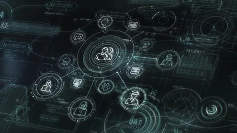 3D visualization of animated infographic... | Stock Video | Pond5