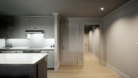 3D visualization animation of the kitche... | Stock Video | Pond5